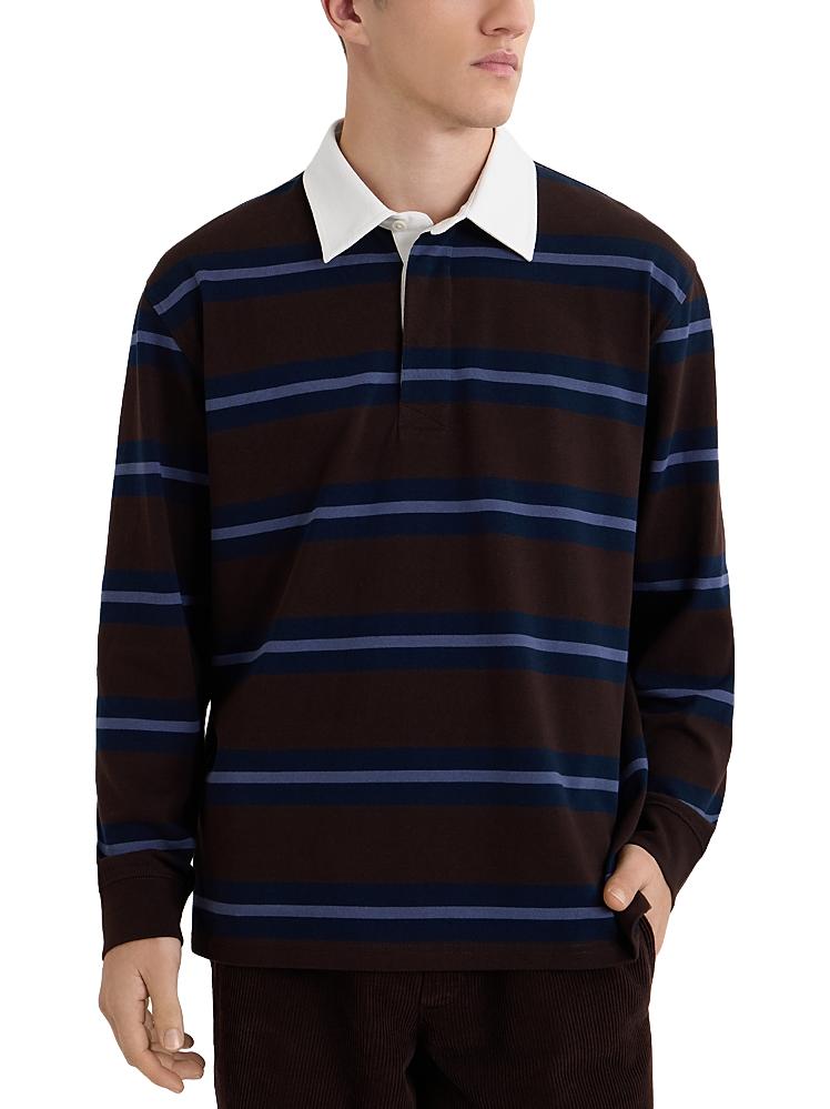 WAX LONDON rowhill long rugby polo